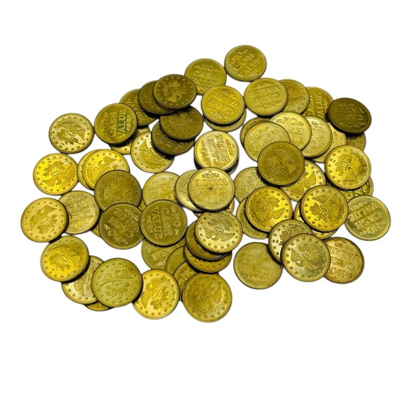 Other | Gold Arcade Game Tokens No Cash Value Coins | Poshmark